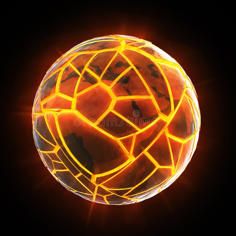 Exploding Earth stock illustration. Illustration of danger - 22980197