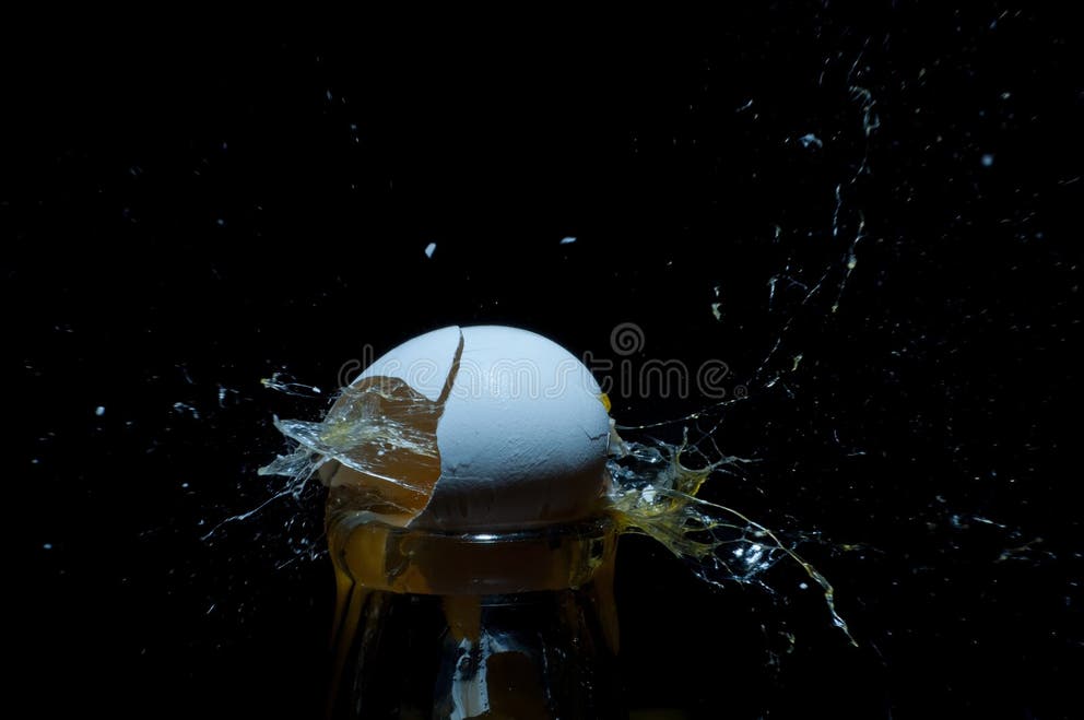An exploding egg stock image. Image of danger, burst - 22818985
