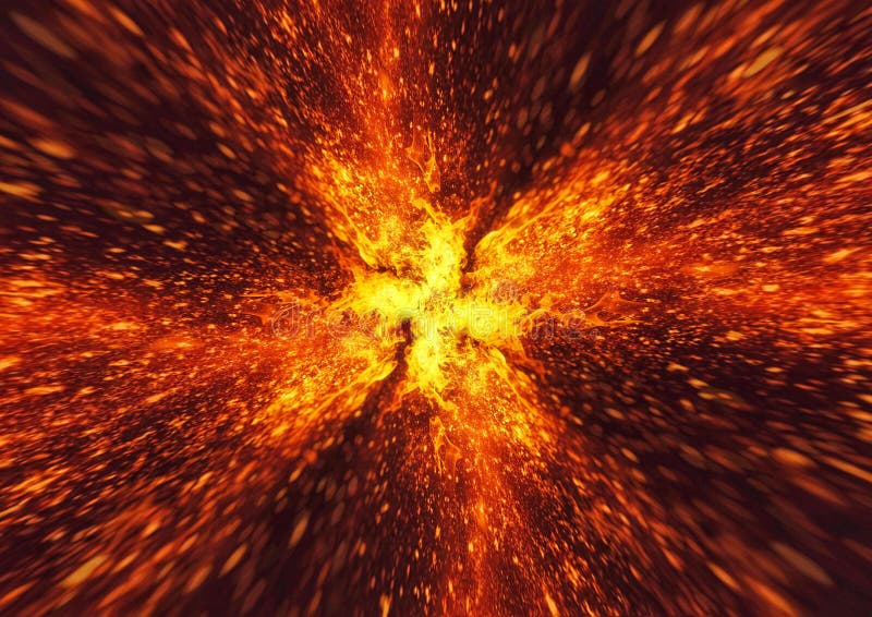 Exploding Fire Flame Abstract Background Stock Photo - Image of ...