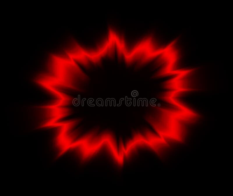 Exploding fire ring effect stock illustration. Illustration of pattern ...