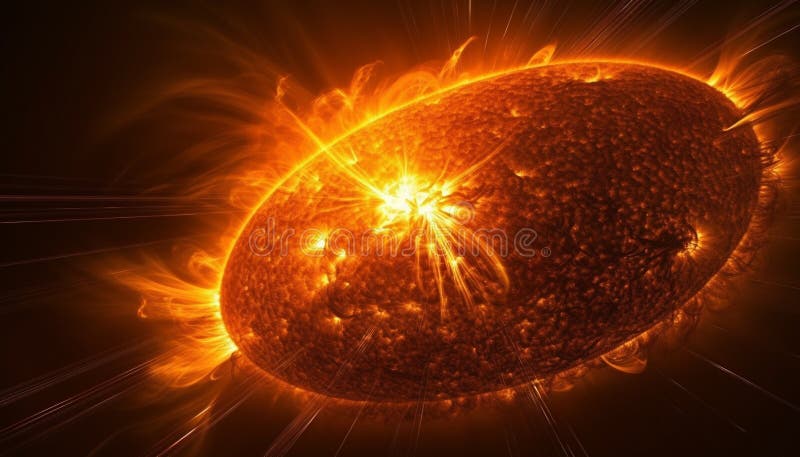 Exploding Fireball Ignites Galaxy, a Natural Phenomenon of Science ...