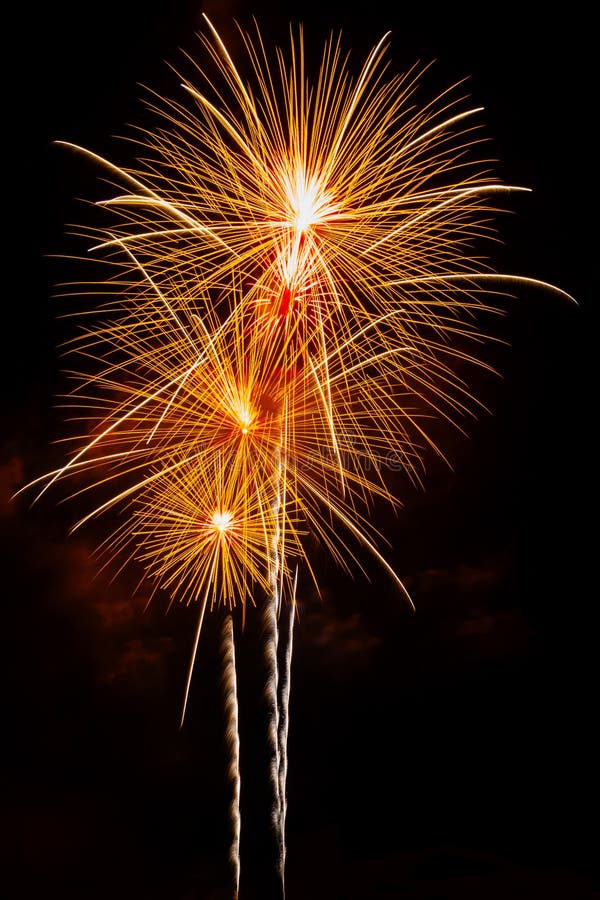 Colorful Display of International Fireworks Festival Stock Photo ...