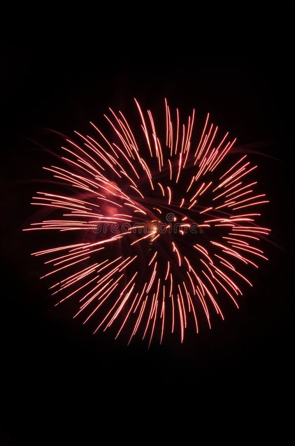 Exploding Fireworks in the Night Sky Stock Image - Image of exploding ...