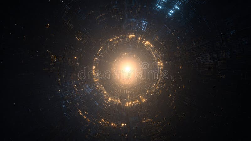 Exploding Futuristic Core with Fiery Energy Burst Stock Photo - Image ...