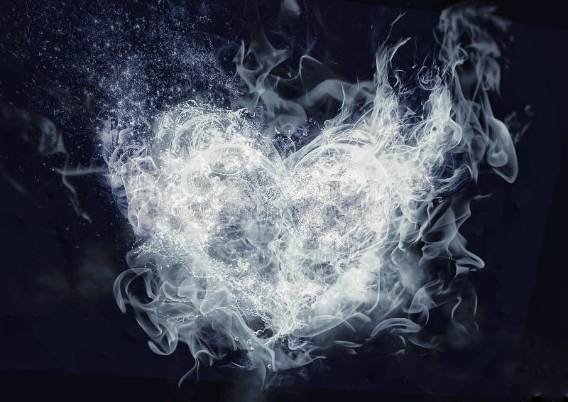 Exploding Geometric and Abstract Heart Shape 3d Illustration Stock ...