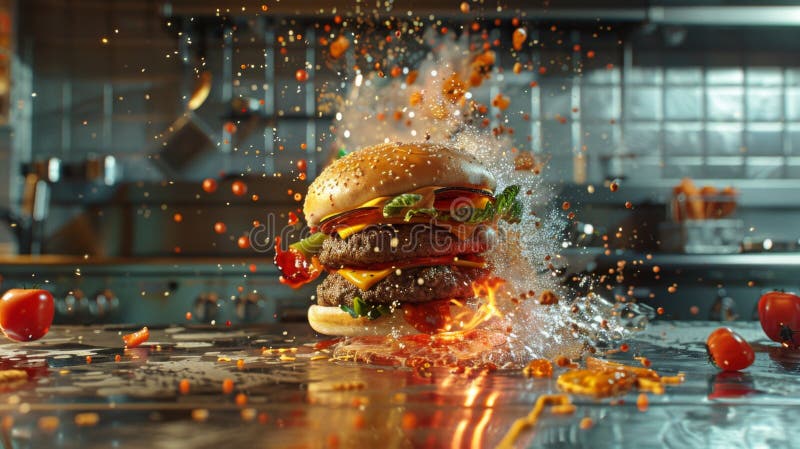 Burger Social Media Design Stock Photos - Free & Royalty-Free Stock ...