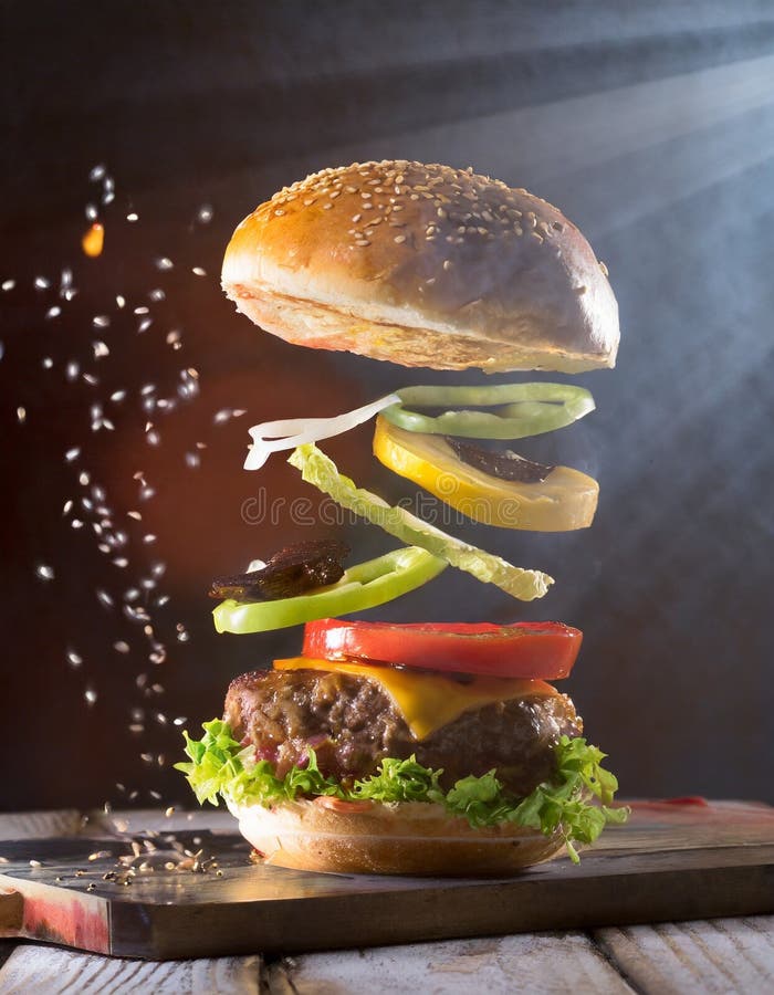 Exploding Hamburger Stock Illustrations – 109 Exploding Hamburger Stock ...