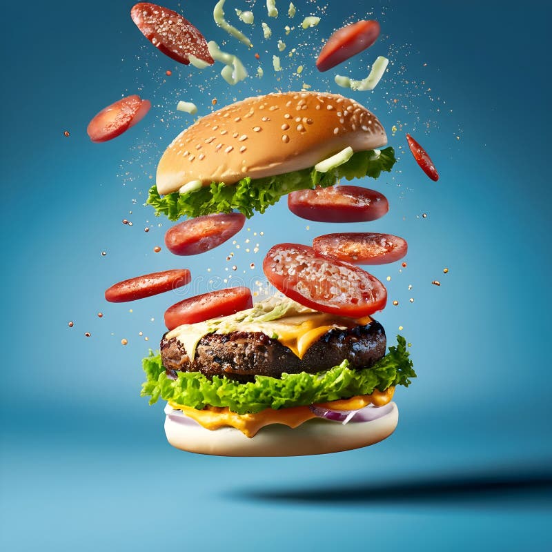 Exploding Hamburger Stock Illustrations – 322 Exploding Hamburger Stock ...