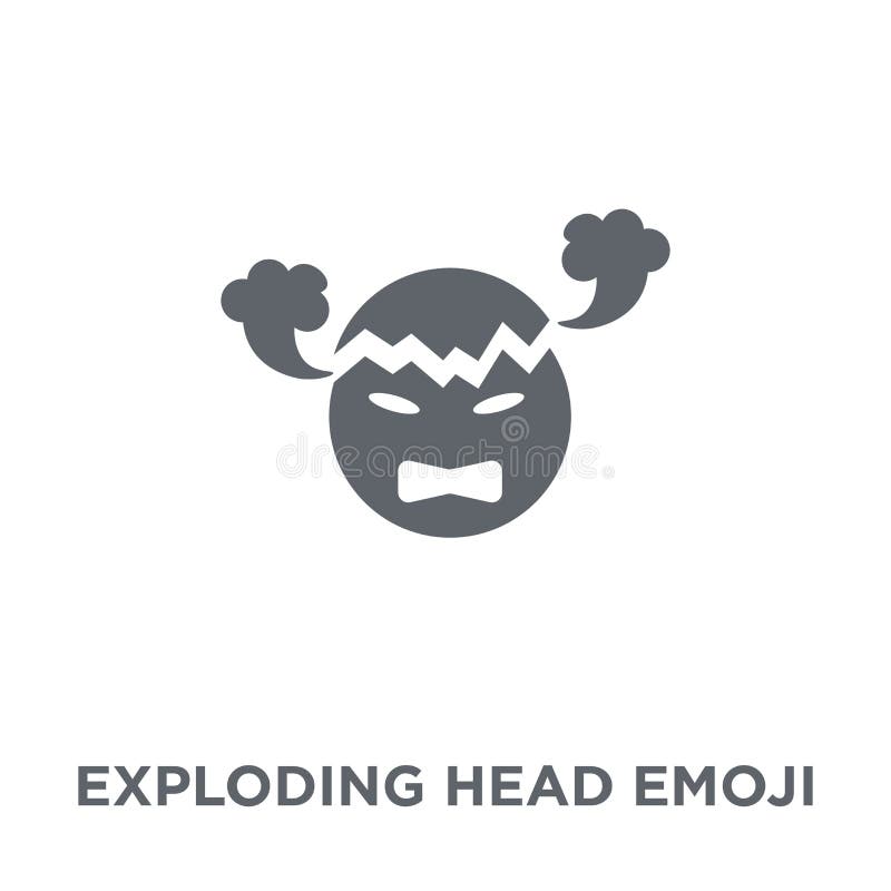 Exploding Head Emoji Icon from Emoji Collection. Stock Vector ...