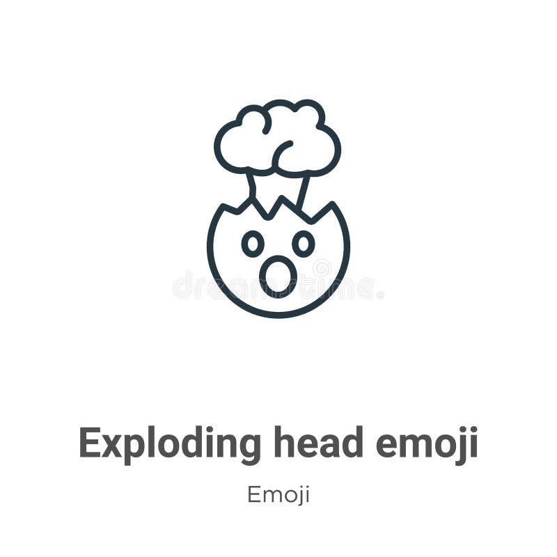 Isolated Head Explosion Emoticon.Vector Emoticon. Stock Vector ... Isolated Head Explosion Emoticon.Vector Emoticon. Stock Vector ...