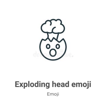 Head Exploding Emoji Stock Illustrations – 66 Head Exploding Emoji ...