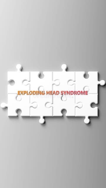 Exploding Head Syndrome Complex Like a Puzzle - Pictured As Word ...