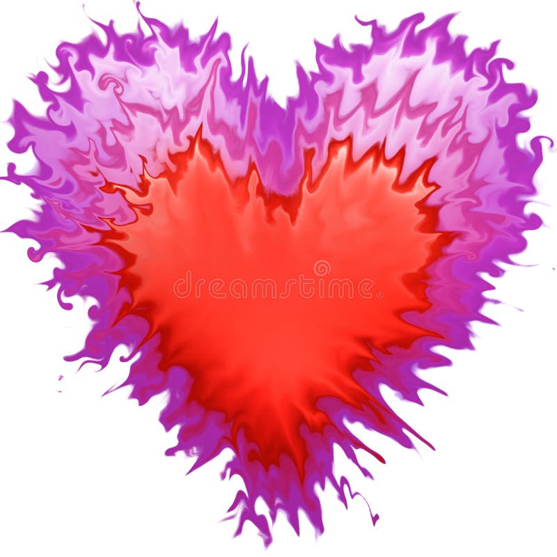 Exploding heart stock illustration. Illustration of exploding - 145934011