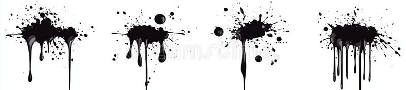 Exploding Ink Image Effect, Element Positioned on a Clear Background ...