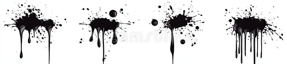 Exploding Ink Image Effect, Element Positioned on a Clear Background ...