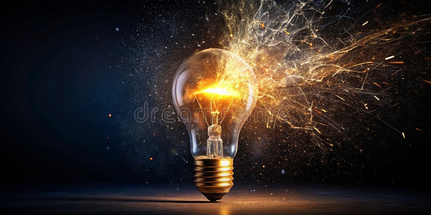 Exploding Light Bulb Stock Illustrations – 855 Exploding Light Bulb ...