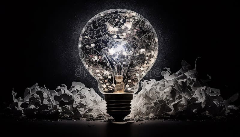 Exploding Lightbulb Illuminates Fragile Earth, Made with Generative AI ...