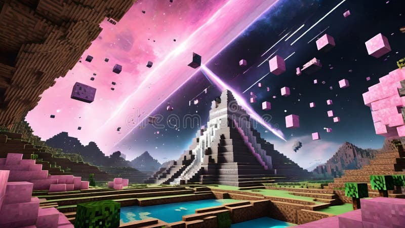 Exploding Minecraft Colorful Cubes Minecraft Blocks Minecraft Textures And Cubes Minecraft