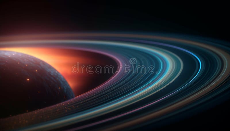 Exploding Nebula in Deep Space Illuminates Multi Colored Galaxy ...