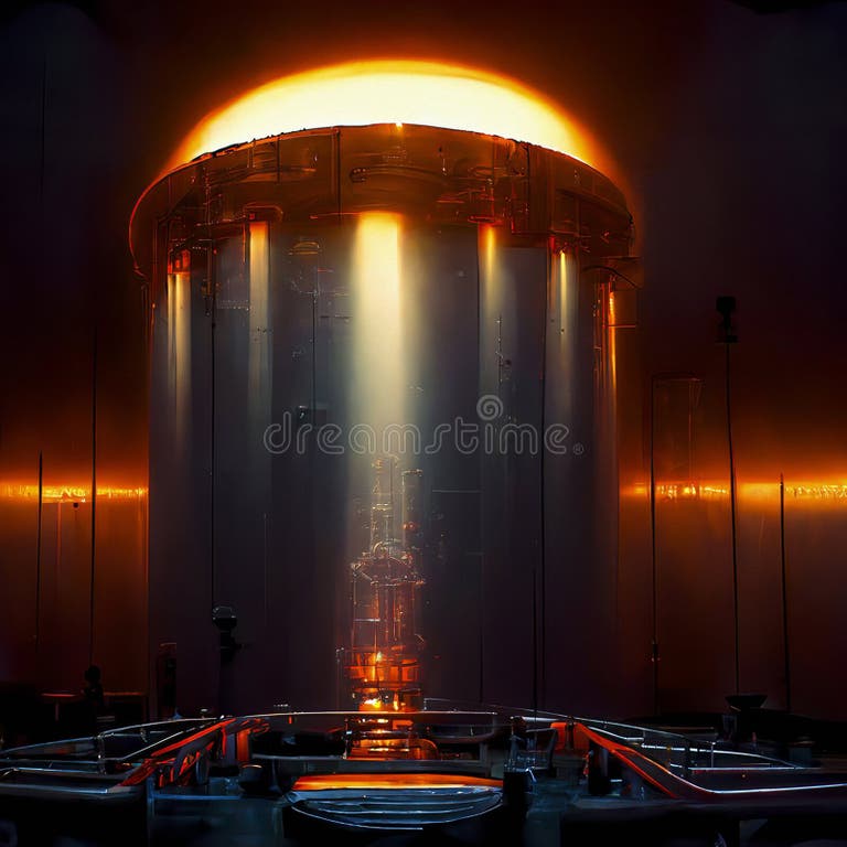 Exploding Nuclear Power Plant Tower Stock Illustration - Illustration ...