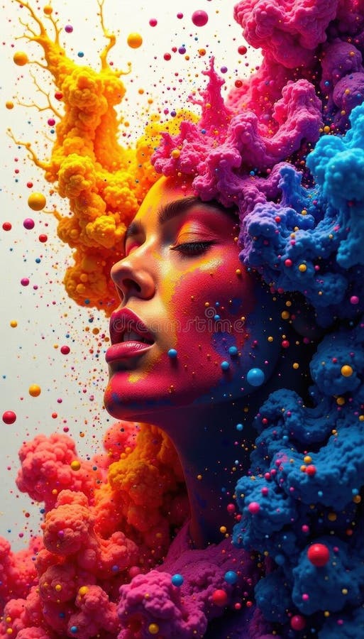Exploding Paint, Chaotic Beauty, Rhythmic Complexity, Powerful, Intense ...