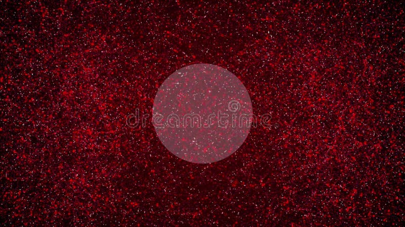 Exploding Particles Background and Red Particles Designed Circular ...