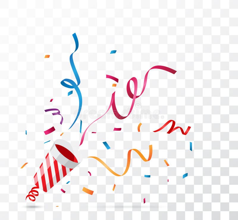 Party Blower Confetti Stock Illustrations – 1,295 Party Blower Confetti ...