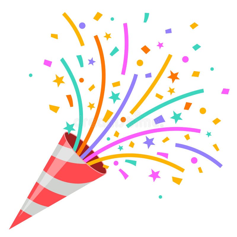 Party Popper Stock Illustrations – 2,842 Party Popper Stock ...