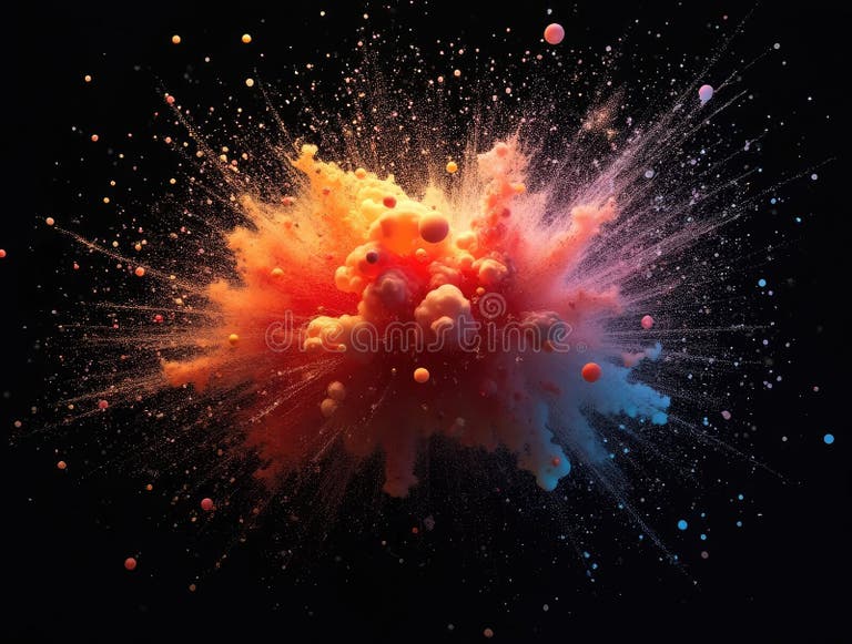 Exploding Pop Speech Bubble Background Explosive Pop Background for ...