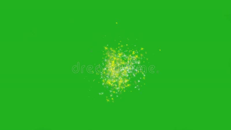 Sparkles Exploding and Merging on Green Screen Stock Footage - Video of ...
