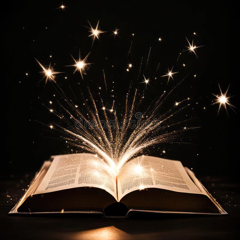 Open Book Pages Sparkle Stock Illustrations – 146 Open Book Pages ...