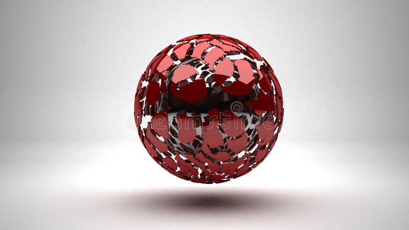 Exploding Ball Could Represent New Beginnings or Ideas Stock ...