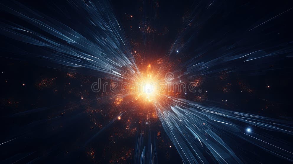 Exploding Star Burst Texture Radius Stock Illustration - Illustration ...