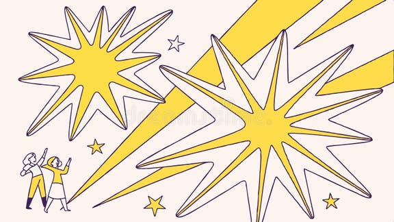 Exploding Star with Cosmic Rays, Vibrant Vector Art Space Phenomenon ...