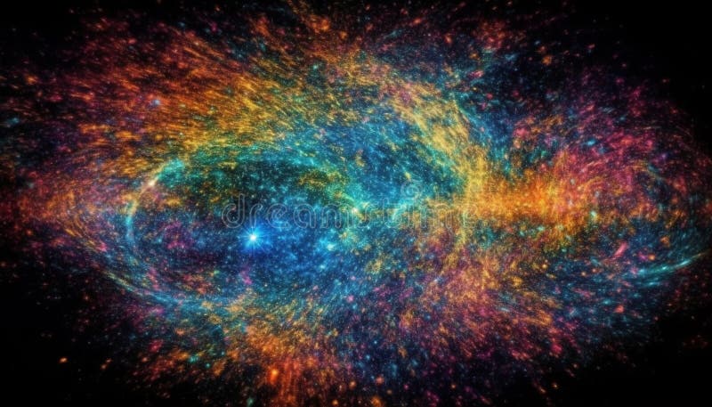 Exploding Star Creates Multi Colored Spiral in Deep Space Nebula ...