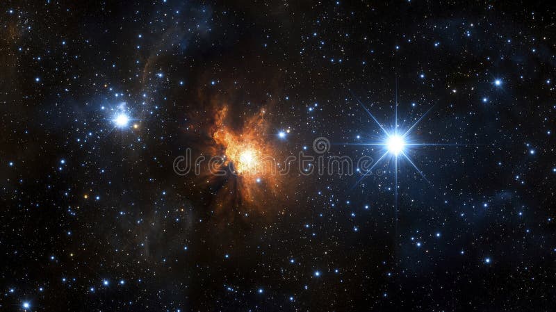 Exploding Star in Deep Space Cosmic Phenomenon Celestial Event Vast ...
