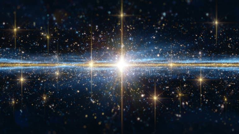 Exploding Star in Deep Space Galaxy Background Stock Image - Image of ...