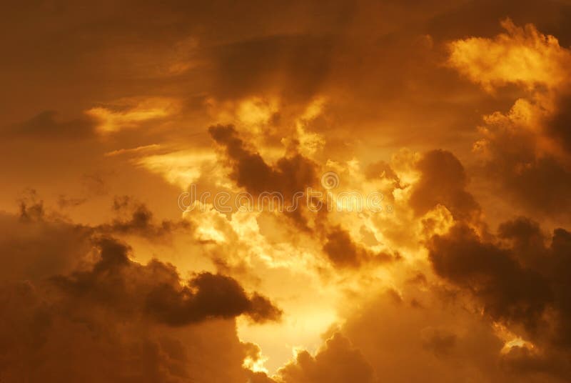 Sunset in heaven stock image. Image of bright, heaven - 16308129