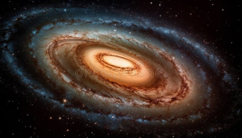 Exploding Supernova Creates Spiral Wave in Deep Galaxy Space Generated ...