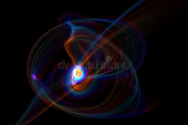 Exploding Supernova , Forminng of Nebula. Black Hole in the Center of ...