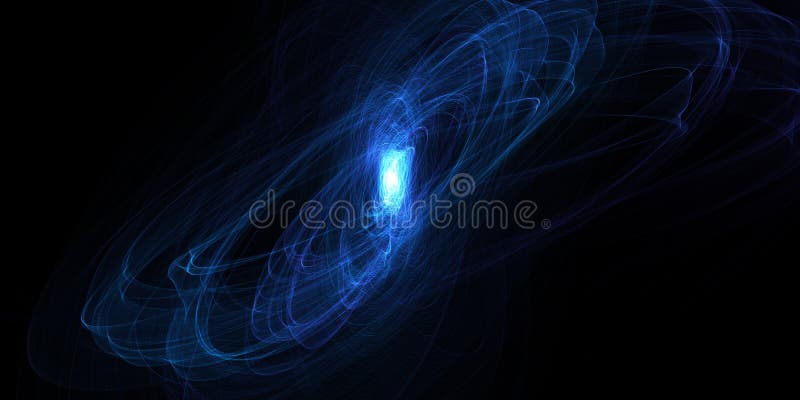 Exploding Supernova, Forminng of Nebula. Black Hole in the Center of ...