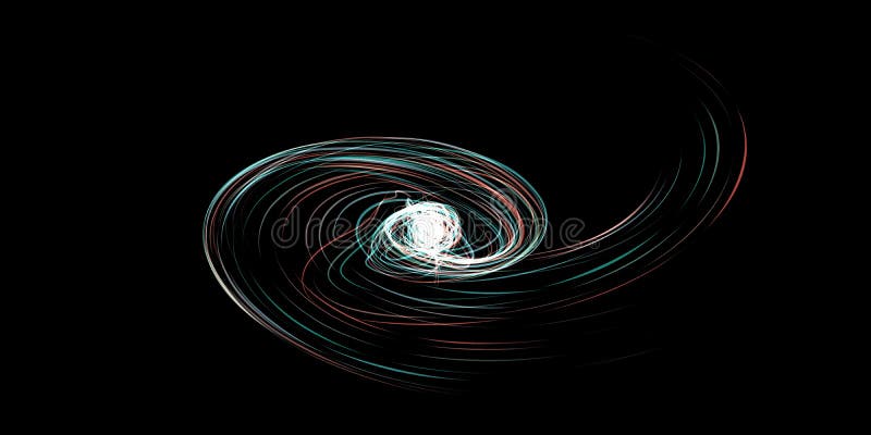 Exploding Supernova, Forminng of Nebula. Black Hole in the Center of ...