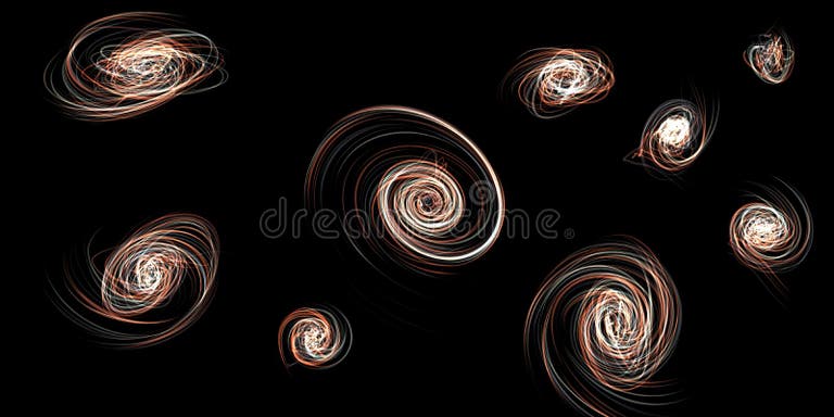 Exploding Supernova, Forminng of Nebula. Black Hole in the Center of ...