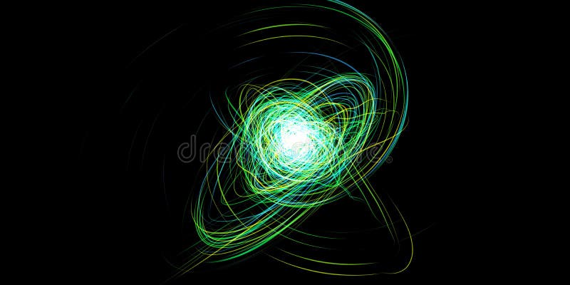 Exploding Supernova, Forminng of Nebula. Black Hole in the Center of ...