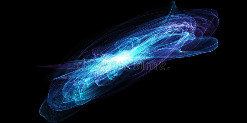 Exploding Supernova, Forminng of Nebula. Black Hole in the Center of ...