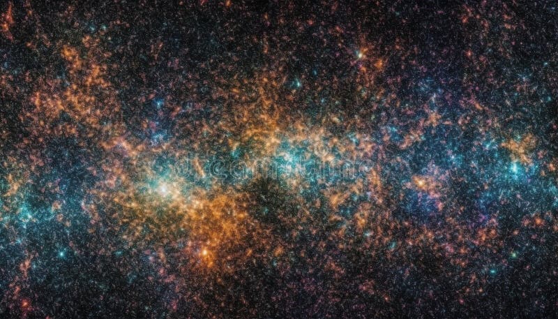 Exploding Supernova Illuminates Multi Colored Galaxy in Deep Space ...
