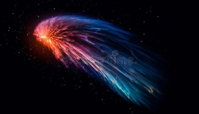 Exploding Supernova Illuminates Multi Colored Star Field in Vibrant ...