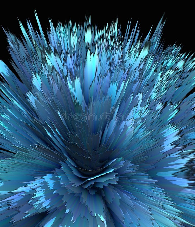 3D Exploding Surface of the Planet Mars Stock Illustration ...