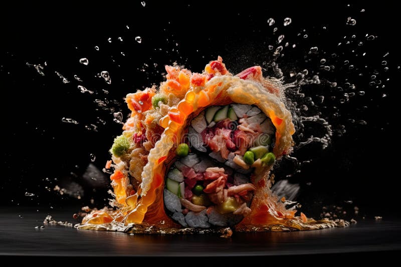 Exploding Sushi Stock Illustrations – 10 Exploding Sushi Stock ...