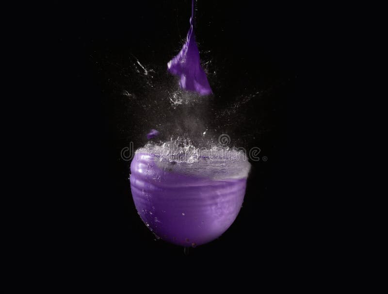 Exploding water balloon stock photo. Image of filled - 55961088